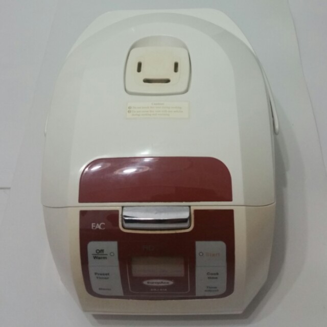 EuropAce Rice Cooker, TV & Home Appliances, Kitchen Appliances, Cookers ...
