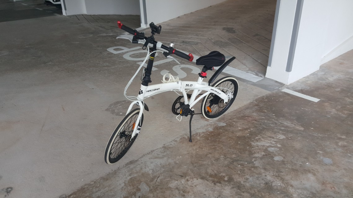 Hachiko HA-01 folding bike, Sports Equipment, Bicycles & Parts, Bicycles on Carousell