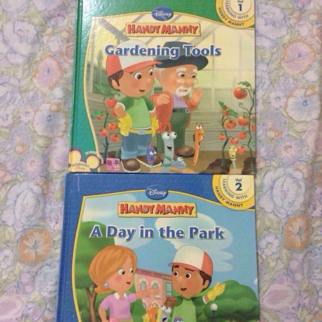 Handy Manny Books 4 Bundle Kids Hardbound, Hobbies & Toys, Books ...