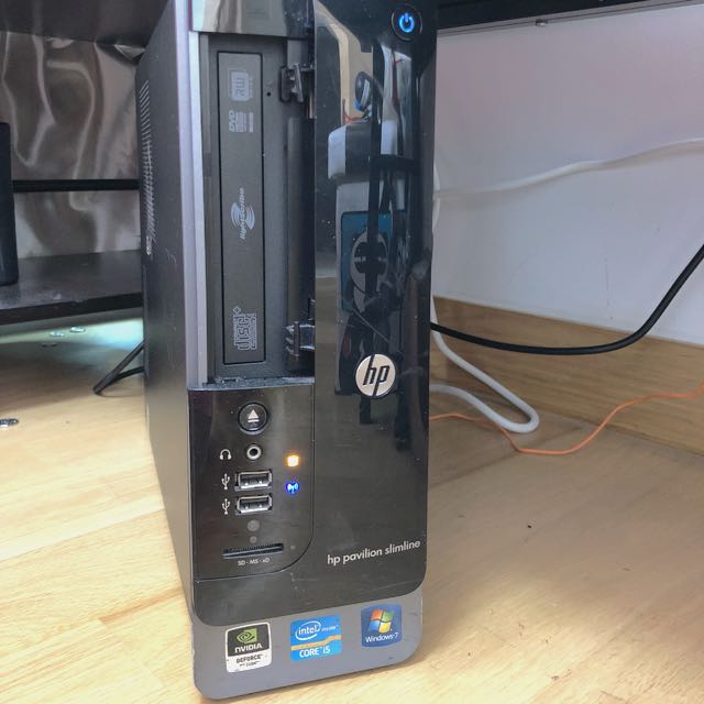 HP Pavilion Slim CPU with Dell 23 inch FHD Monitor, Computers & Tech ...