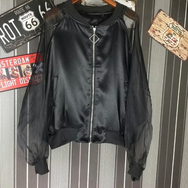 black see through jacket, Women's Fashion, Coats, Jackets and Outerwear ...
