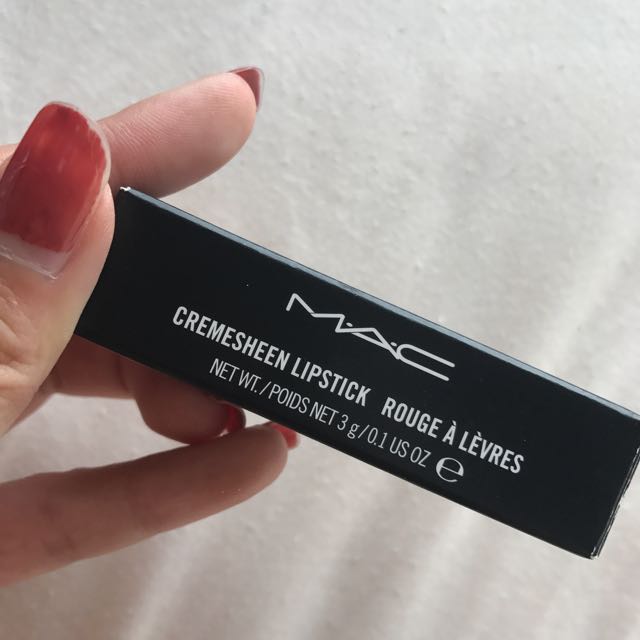 MAC cosmetics creamsheen lipstick (shanghai spice), Beauty & Personal ...