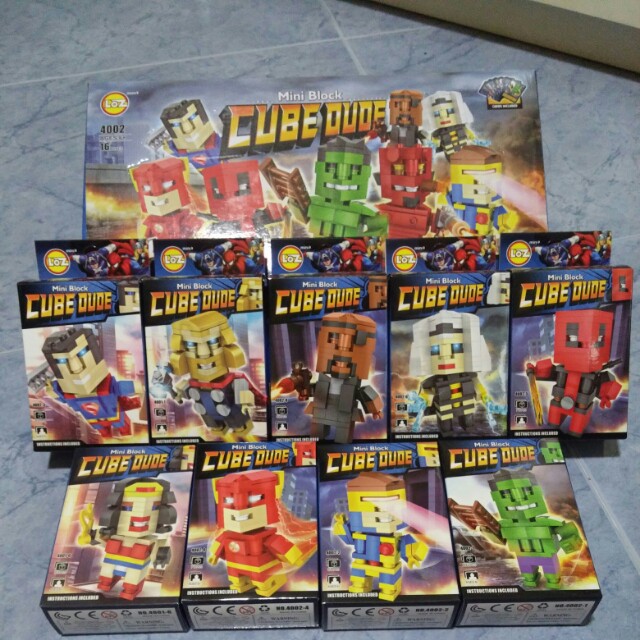 Marvel and DC Cube Dude, Hobbies & Toys, Toys & Games on Carousell