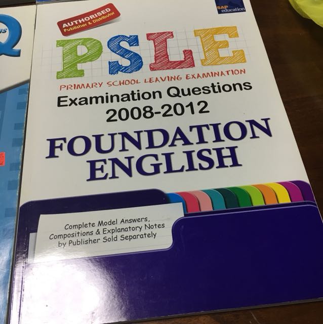 P6 foundation English assessment book & psle past year, Hobbies & Toys ...
