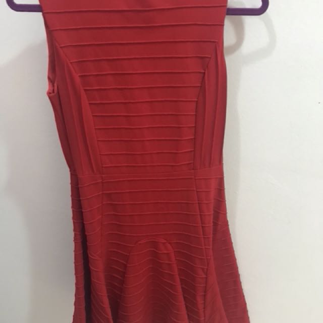 Prada Red Dress, Women's Fashion, Muslimah Fashion, Dresses on Carousell