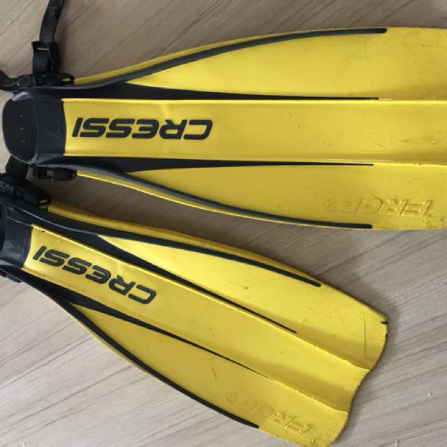 Scuba flippers, Sports Equipment, Sports & Games, Water Sports on Carousell