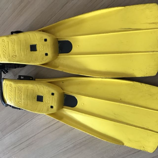 Scuba flippers, Sports Equipment, Sports & Games, Water Sports on Carousell