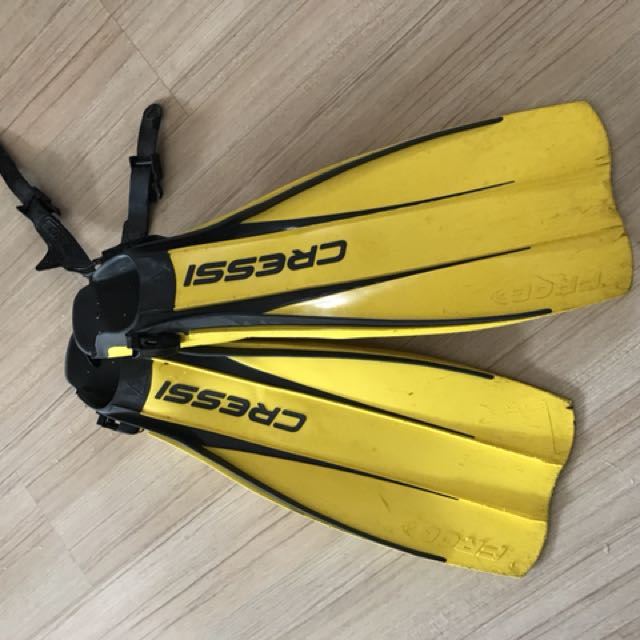 Scuba flippers, Sports Equipment, Sports & Games, Water Sports on Carousell