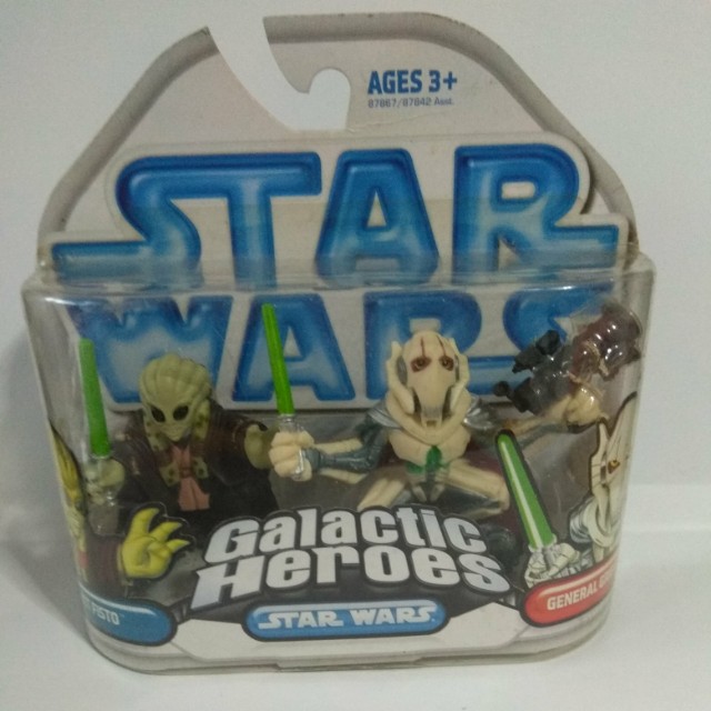 Star Wars Figure Galactic Heroes Kit Fisto General Grievous, Hobbies ...
