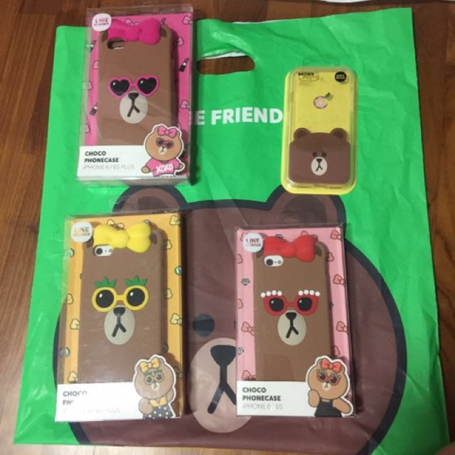 The Line Friends iPhone casing from Korea authentic, Mobile Phones ...