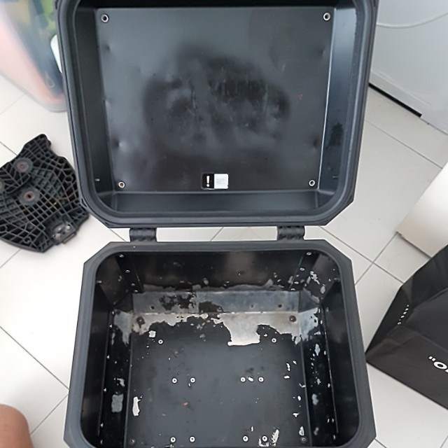 Trax Box with baseplate, Motorcycles, Motorcycle Accessories on Carousell