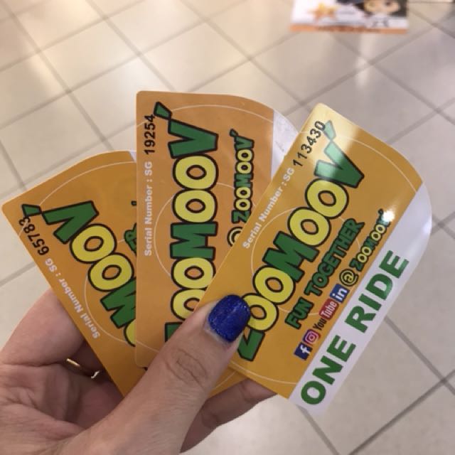 ZooMoov one ride ticket to sell, Tickets & Vouchers, Vouchers on Carousell