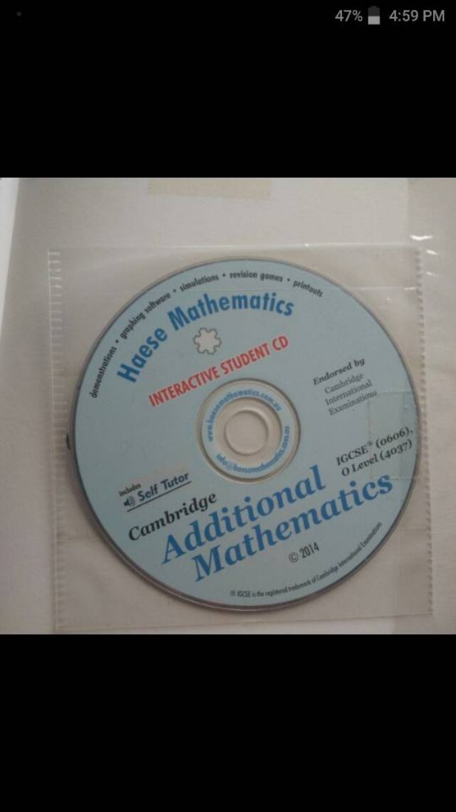 Cambridge Igcse Additional Maths Textbook Hobbies And Toys Books And Magazines Textbooks On Carousell