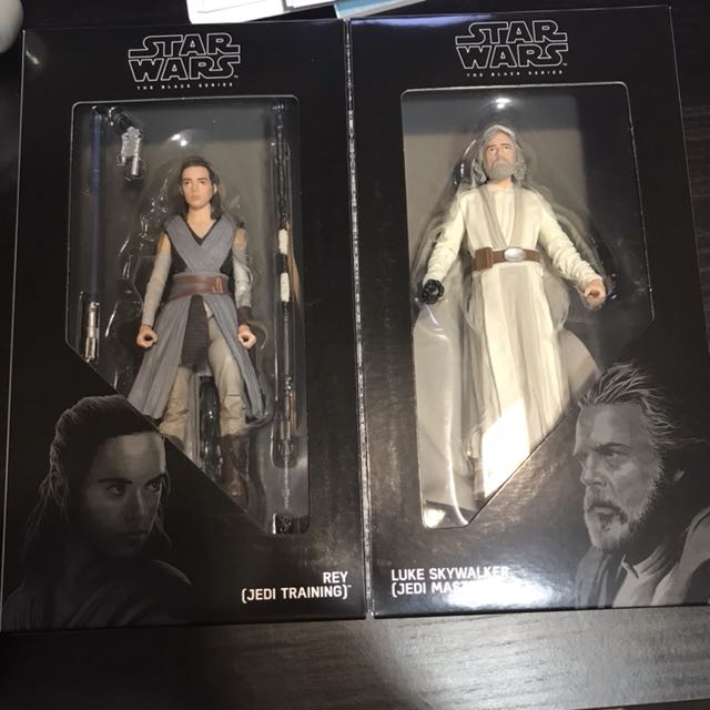 CLEARANCE SALE Hasbro The Black Series Star Wars Luke Skywalker and Rey ...