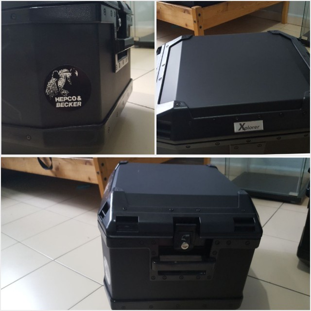 Hepco Becker Boxes for Africa Twin, Motorcycles, Motorcycle Accessories ...