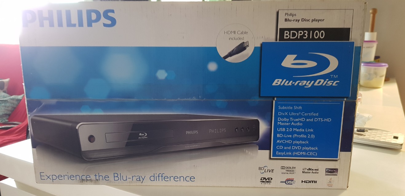 Philips Blue Ray player, TV & Home Appliances, TV & Entertainment ...