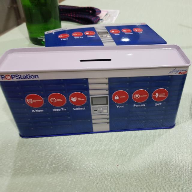 Singpost POP Station Piggy Box, Furniture & Home Living, Home ...