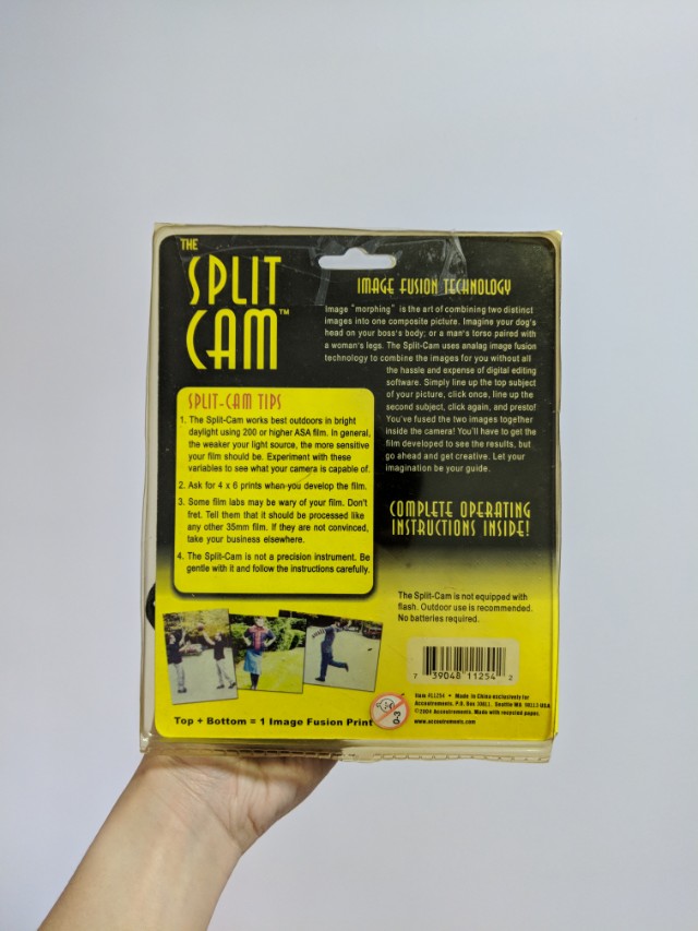 The Split Cam - film camera, Photography, Cameras on Carousell