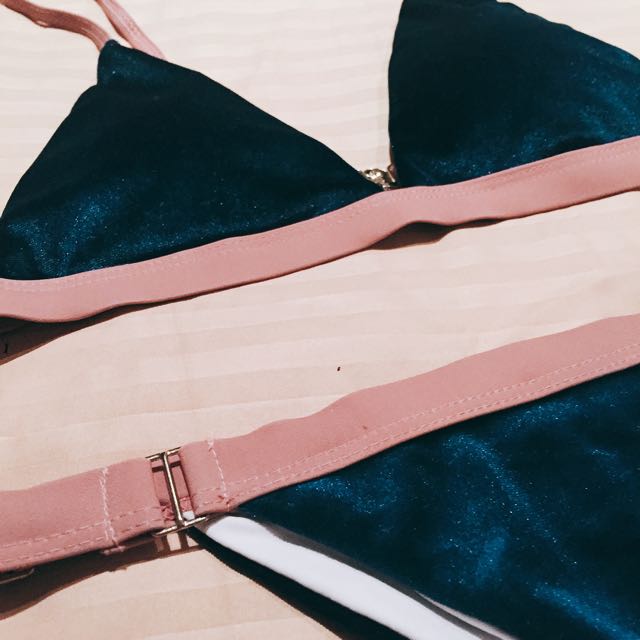 Velvet Bikini, Women's Fashion, Swimwear, Bikinis & Swimsuits on Carousell