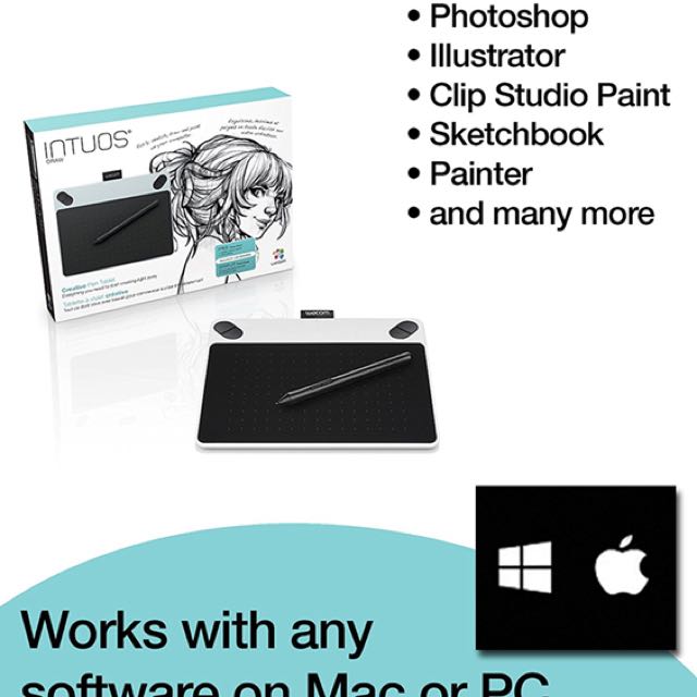 Wacom Intuos Draw CTL-490/W0 with case, Mobile Phones & Gadgets, E ...