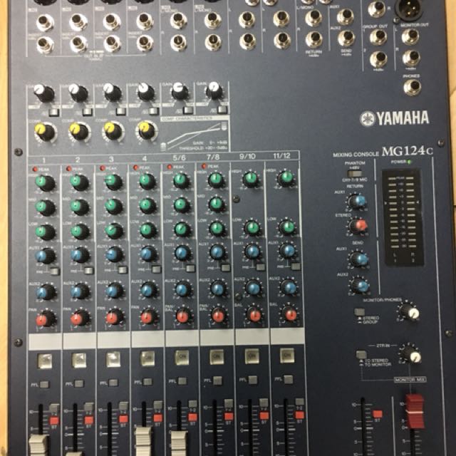 Yamaha Mg124c mixer, Hobbies & Toys, Music & Media, Music Accessories ...