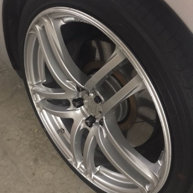 Advan Racing T5, Car Accessories on Carousell