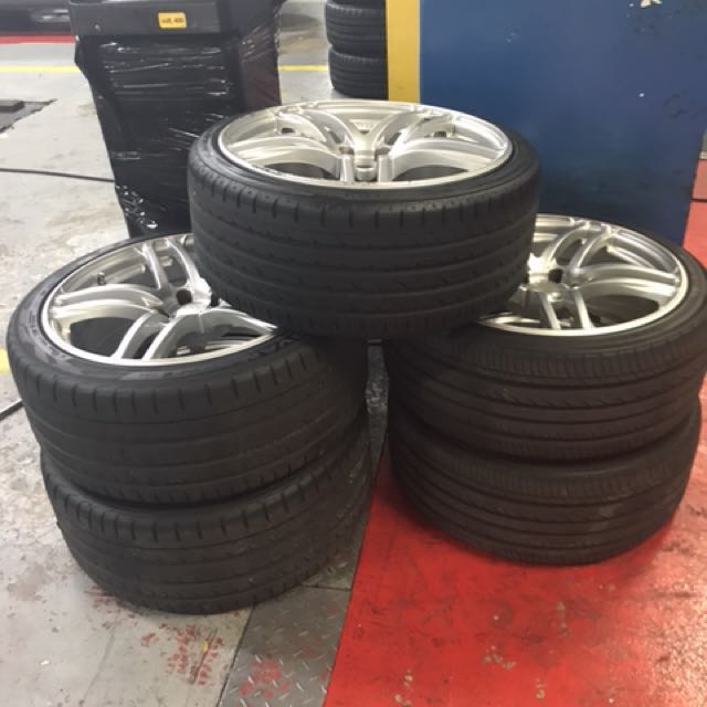 Advan Racing T5, Car Accessories on Carousell