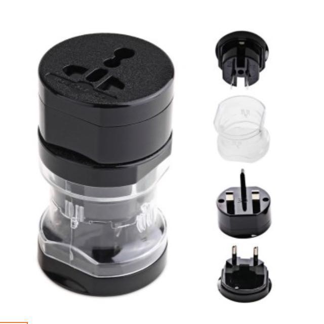 All in 1 EU + AU + UK + US + Asia Plug Travel Universal Adaptor, TV ...
