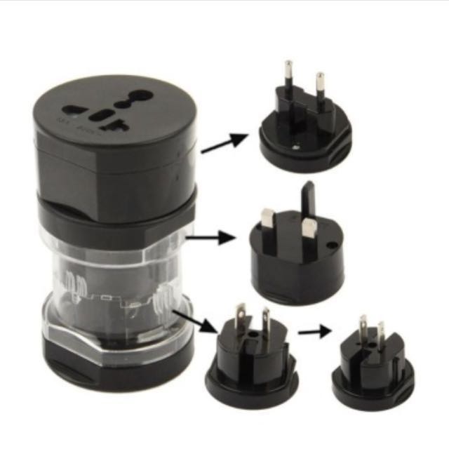 All in 1 EU + AU + UK + US + Asia Plug Travel Universal Adaptor, TV ...