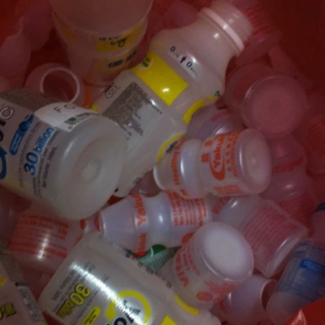 Free empty yakult bottles to bless, Everything Else on Carousell