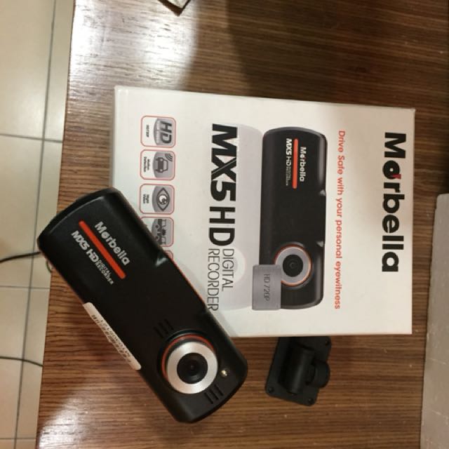 Marbella MX5 HD dash-cam, Auto Accessories on Carousell