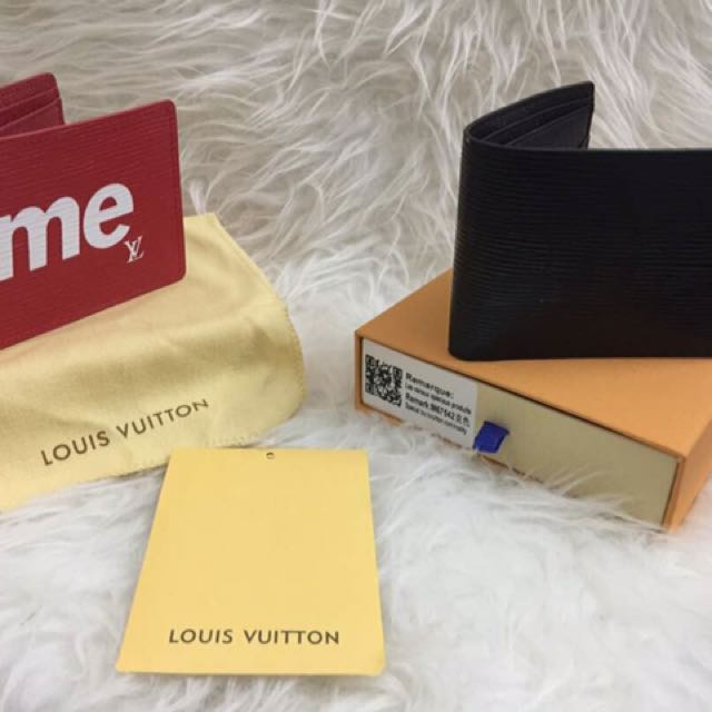 Supreme X LV Wallet, Men's Fashion, Bags, Belt bags, Clutches and ...
