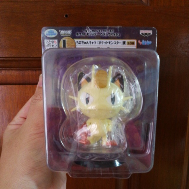 [AUTHENTIC] Banpresto Ichiban Kuji Pokemon Meowth figure, Hobbies ...