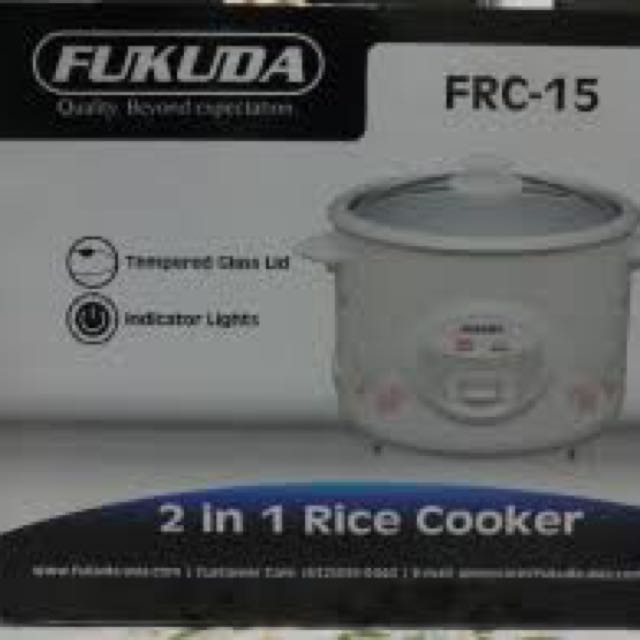 Fukuda Rice Cooker FRC-15, TV & Home Appliances, Kitchen Appliances ...