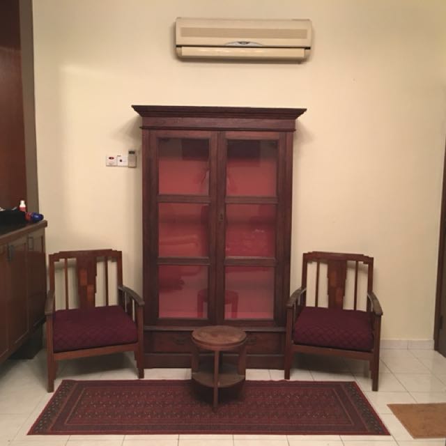 gerobok lama kayu jati burma solid, Furniture & Home Living, Home Decor, Wall Decor on Carousell