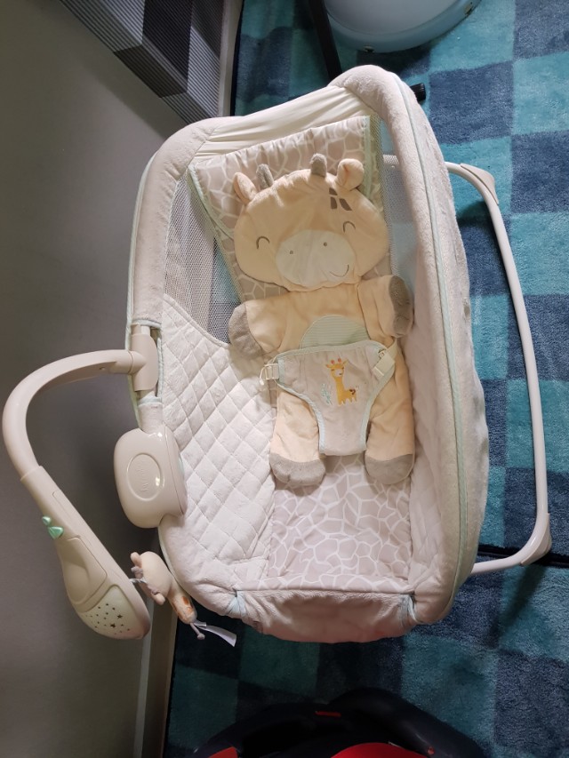 Ingenuity moonlight rocking sleeper cuddle giraffe, Babies & Kids ...