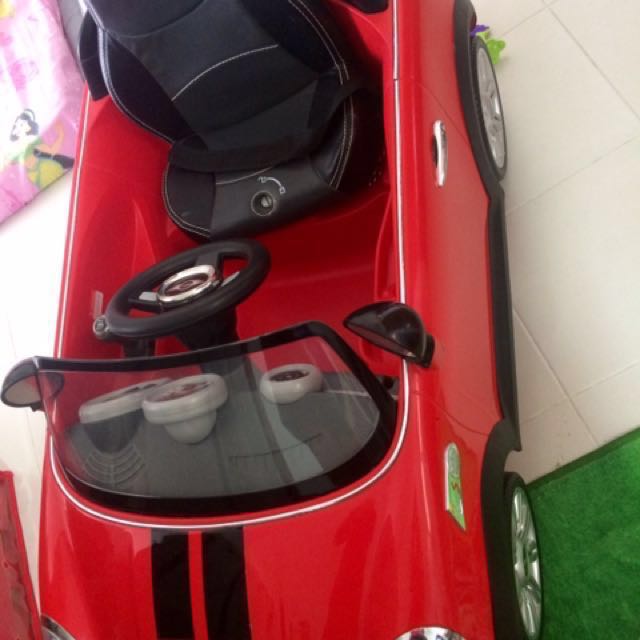 Mini Cooper single seater car, Babies & Kids, Baby Nursery & Kids ...