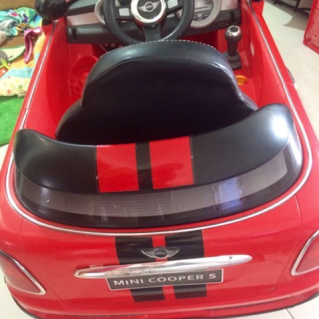 Mini Cooper single seater car, Babies & Kids, Baby Nursery & Kids ...