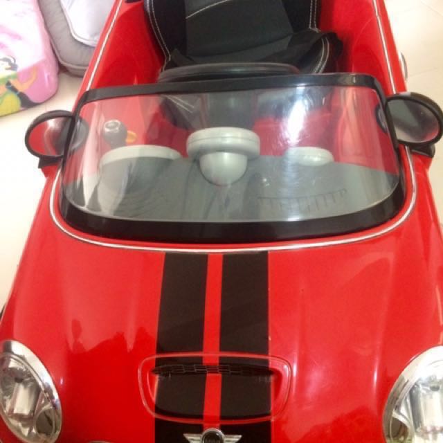 Mini Cooper single seater car, Babies & Kids, Baby Nursery & Kids ...