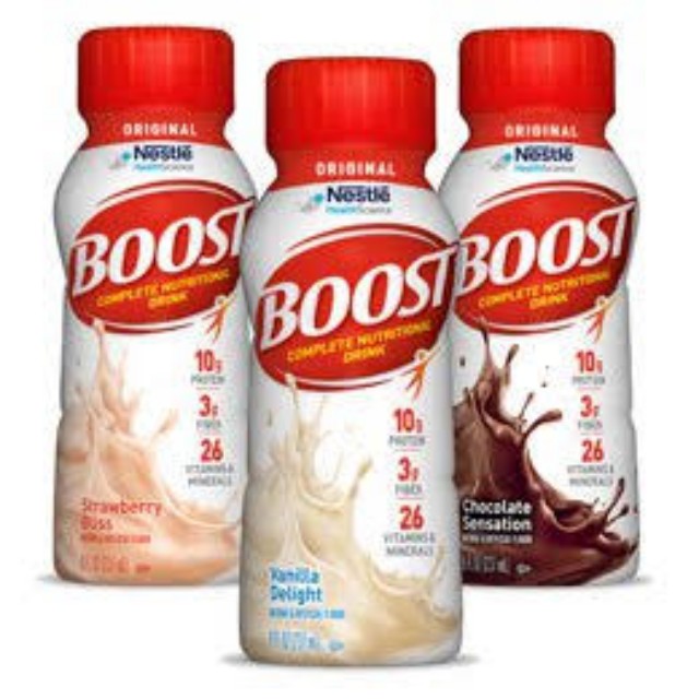 Nestle Boost nutritional drink chocolate flavor, Health & Nutrition ...