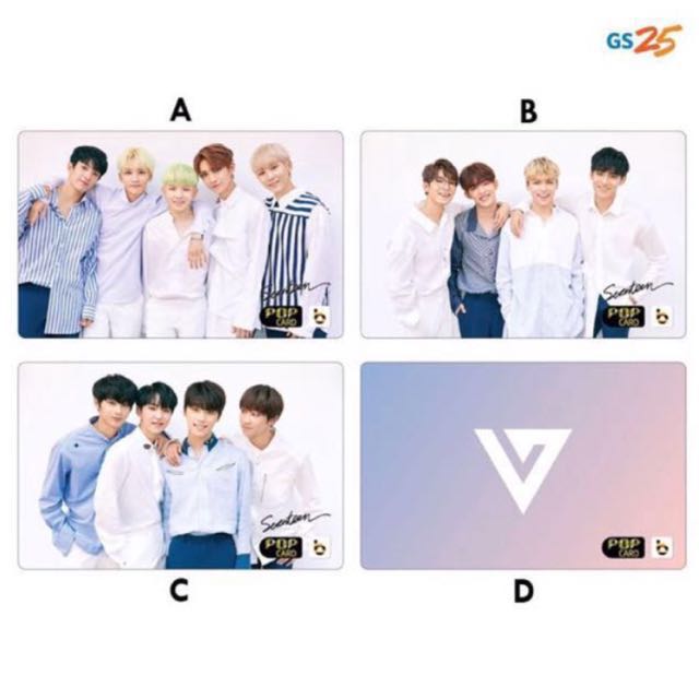 Performance Team Official Seventeen T-Money Card, Hobbies & Toys ...