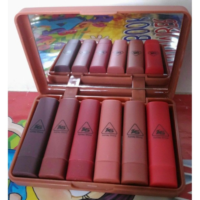 Pre-order Ashley Mini Matte Lipstick Set, Beauty & Personal Care, Face ...