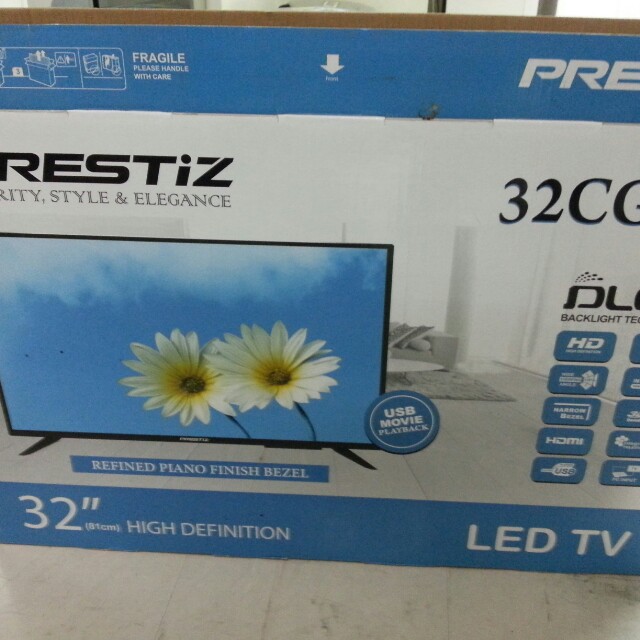 Prestiz 32 led tv, TV & Home Appliances, TV & Entertainment ...