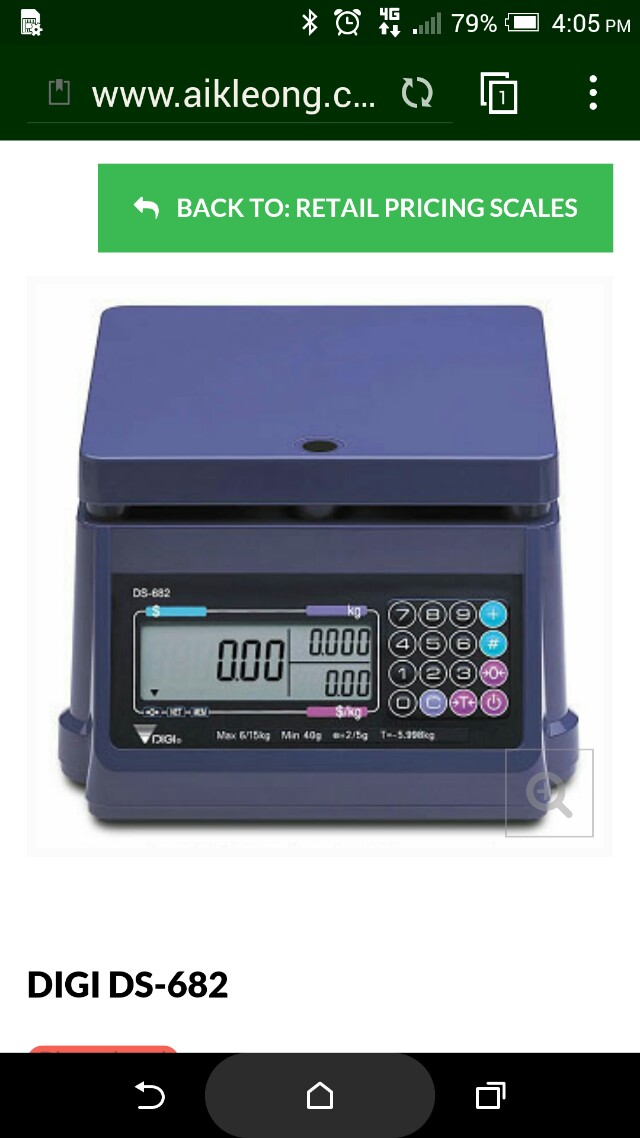Branded Digital scale (2 LCD Display), Food & Drinks, Other Food ...