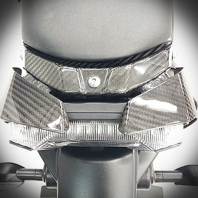 Yamaha Mt10 / Mt-10 Carbon Fibre Rear Winglets, Motorcycles, Motorcycle ...