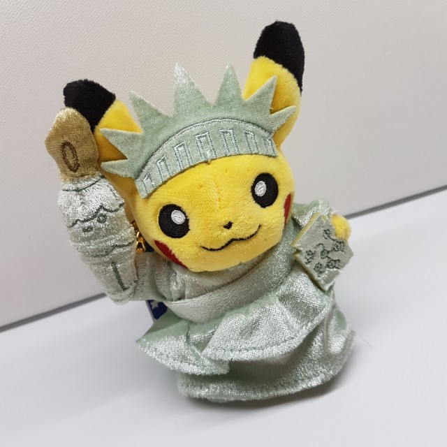 Around the World Liberty Pikachu Plush, Everything Else on Carousell