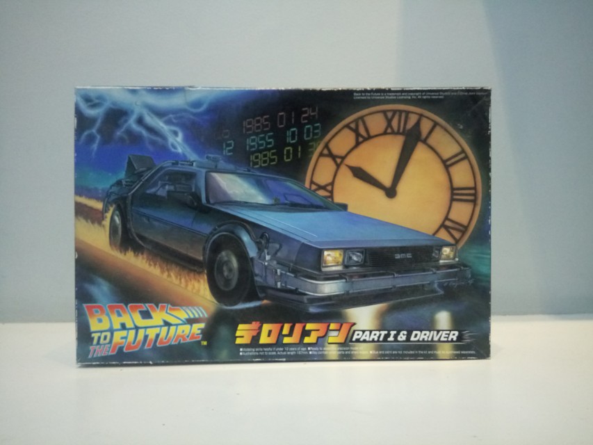 DeLorean model kit 1/24 from Back To The Future, Hobbies & Toys, Toys ...