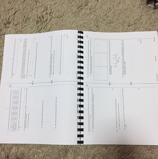 JC 2 H2 CHEMISTRY Prelims JCs Past Year Papers, Hobbies & Toys, Books ...