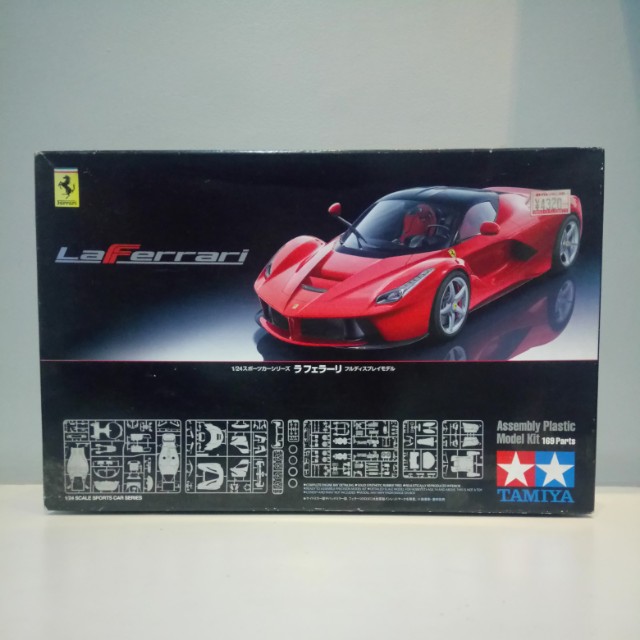 La Firrari 1/24 Assembly plastic Model Kit by TAMIYA © by Ferrari ...