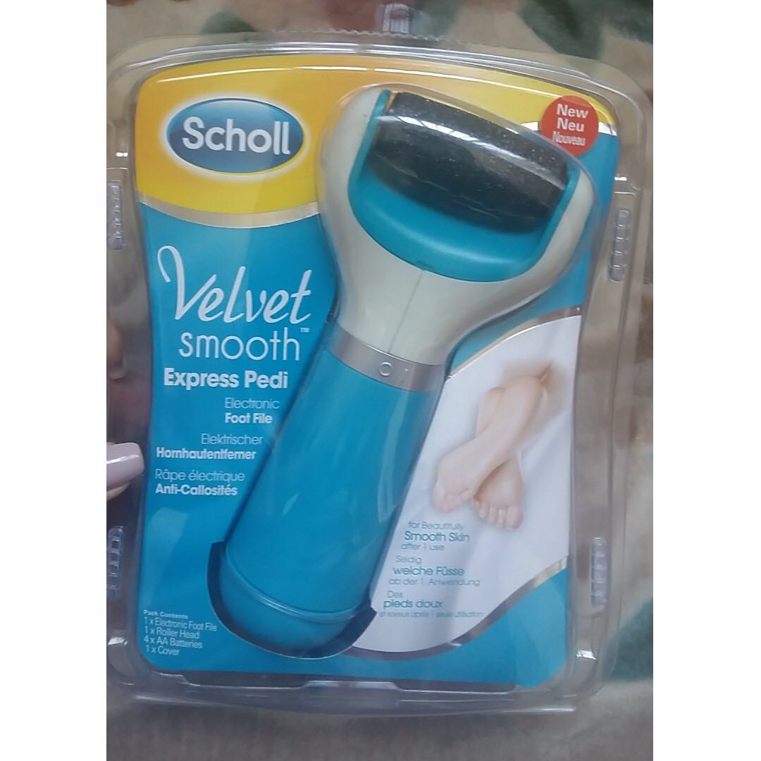 (New) Scholl Electronic Foot File for Velvet Smooth Skin [Guardian is ...